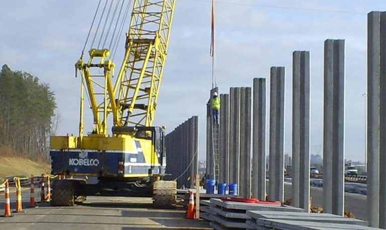 Walls & Foundations | Sound Barrier Walls | Pile Panel Walls
